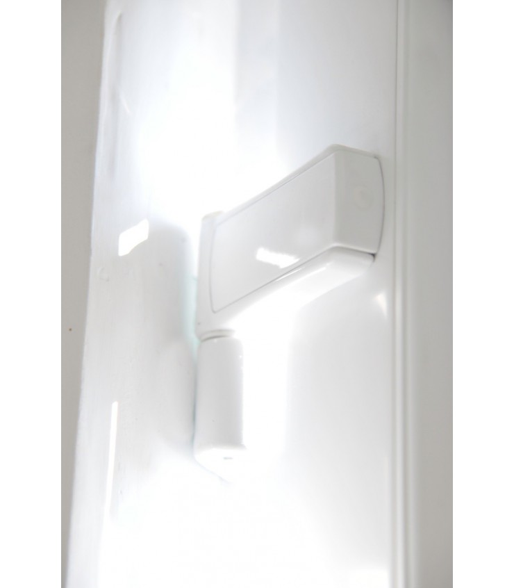 Porta Exterior PVC Painel Liso Branco 90x200cm Direita