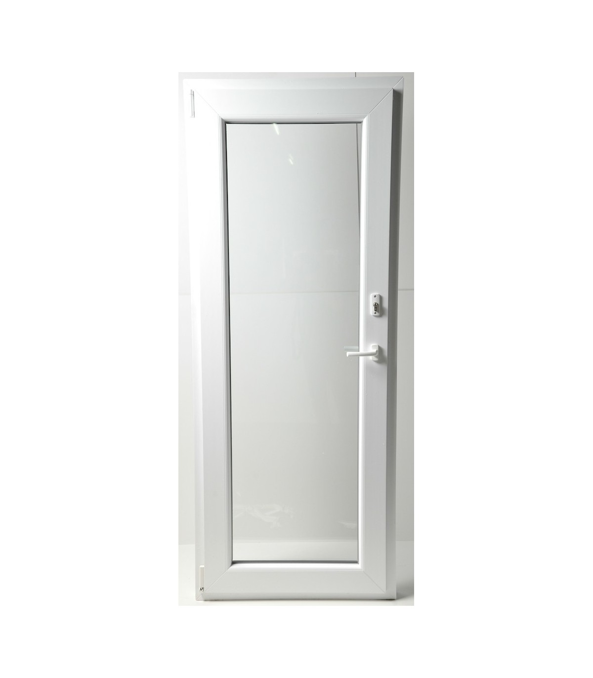 Porta Janela PVC 80x200cm Oscilobatente Esquerda Chave e Puxador ...