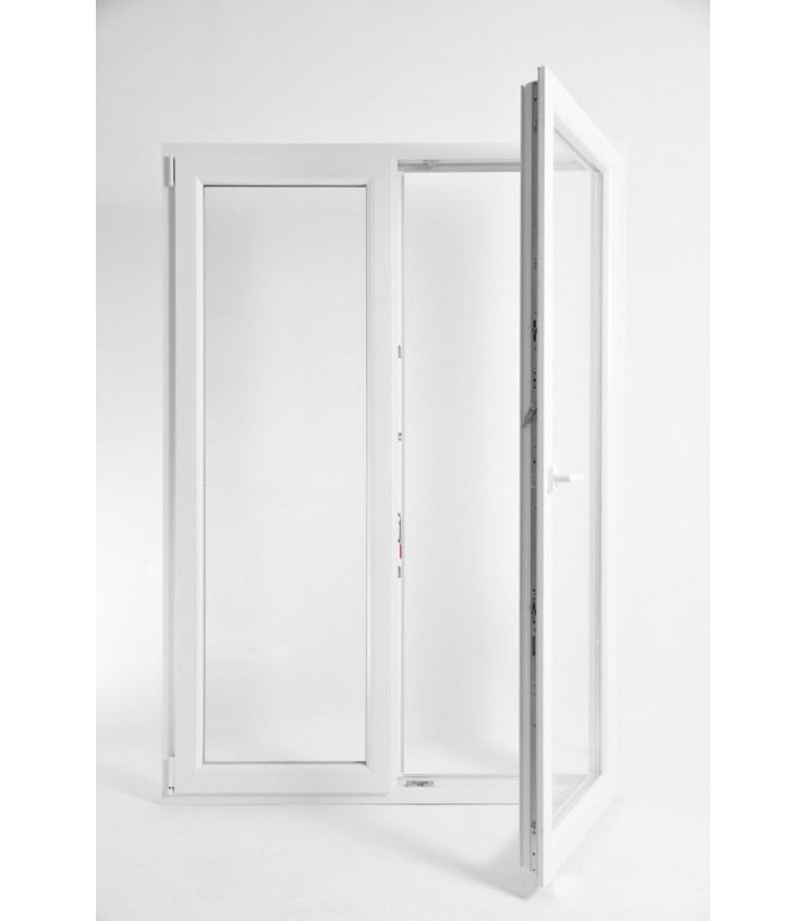 Porta Janela PVC Oscilobatente Por Medida Vidro Duplo Aluplast A+