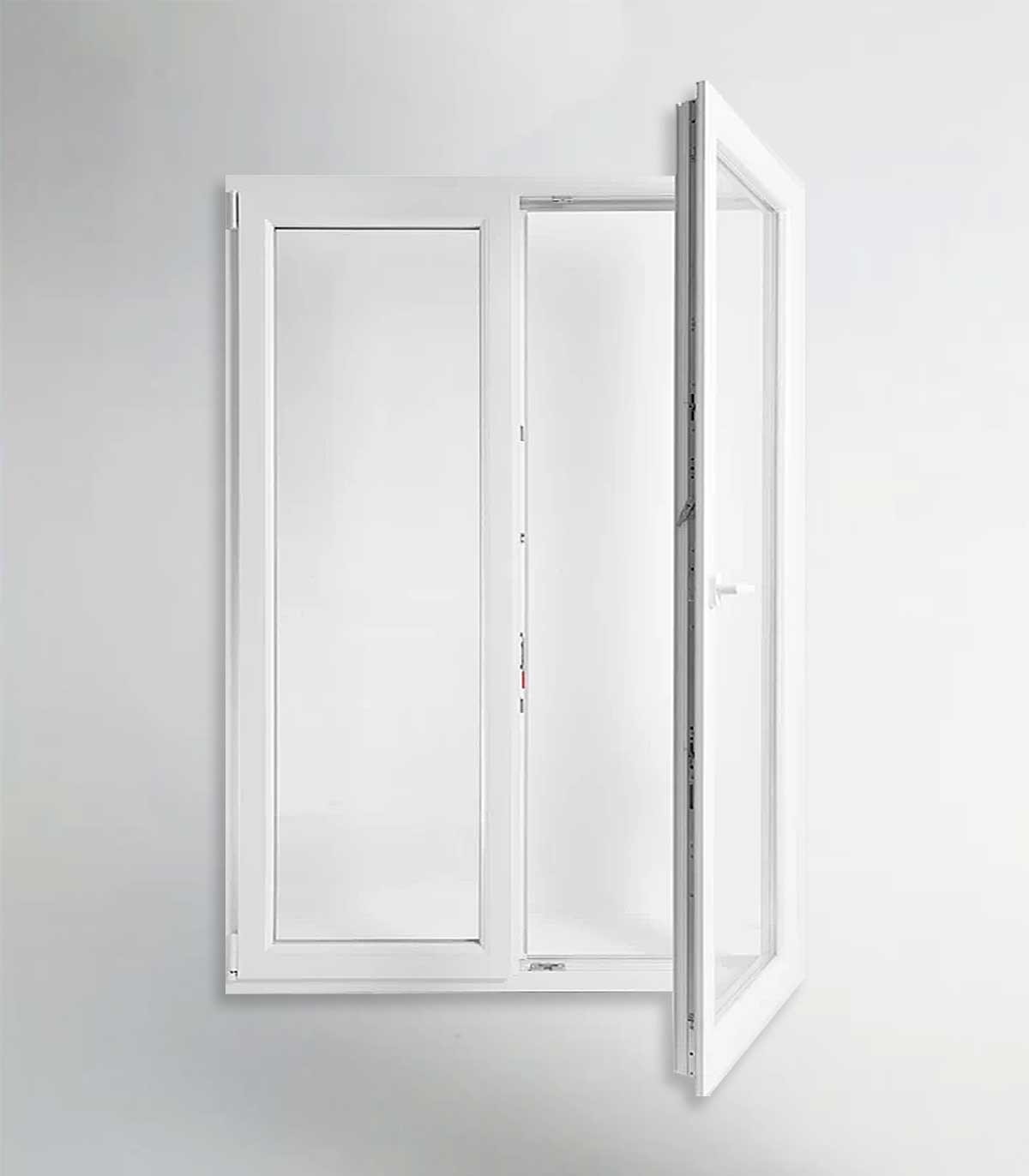 Porta Janela PVC Oscilobatente 150x200cm Vidro Duplo Aluplast