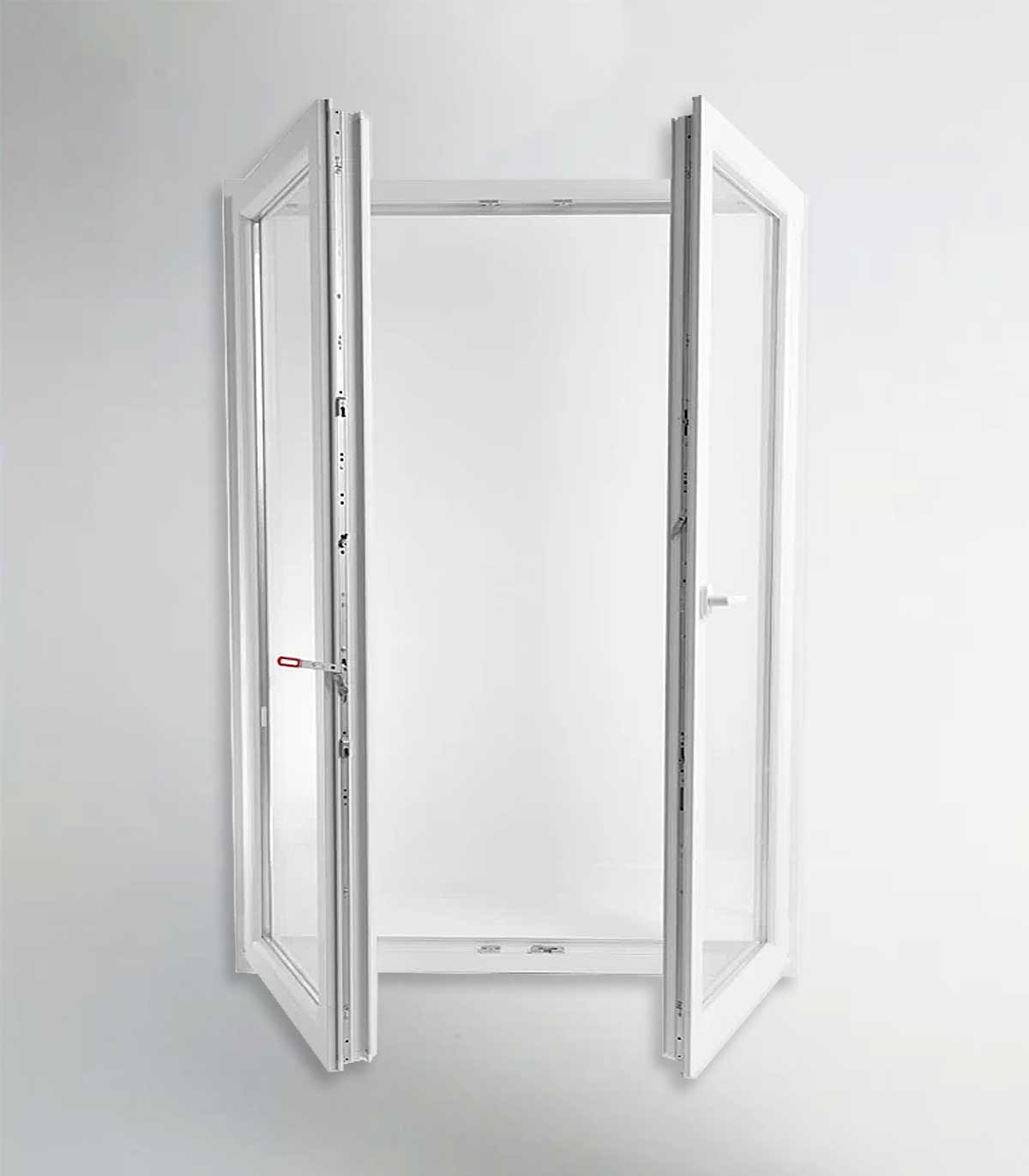 Porta Janela PVC Oscilobatente 150x200cm Vidro Duplo Aluplast