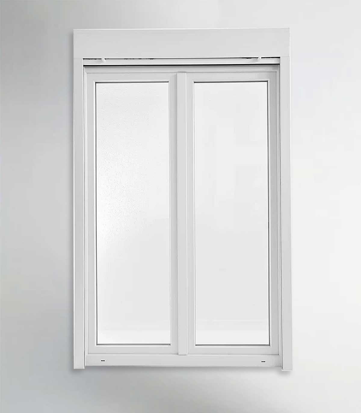 Porta Janela PVC Oscilobatente 150x218,5cm com Estore Vidro Duplo Aluplast