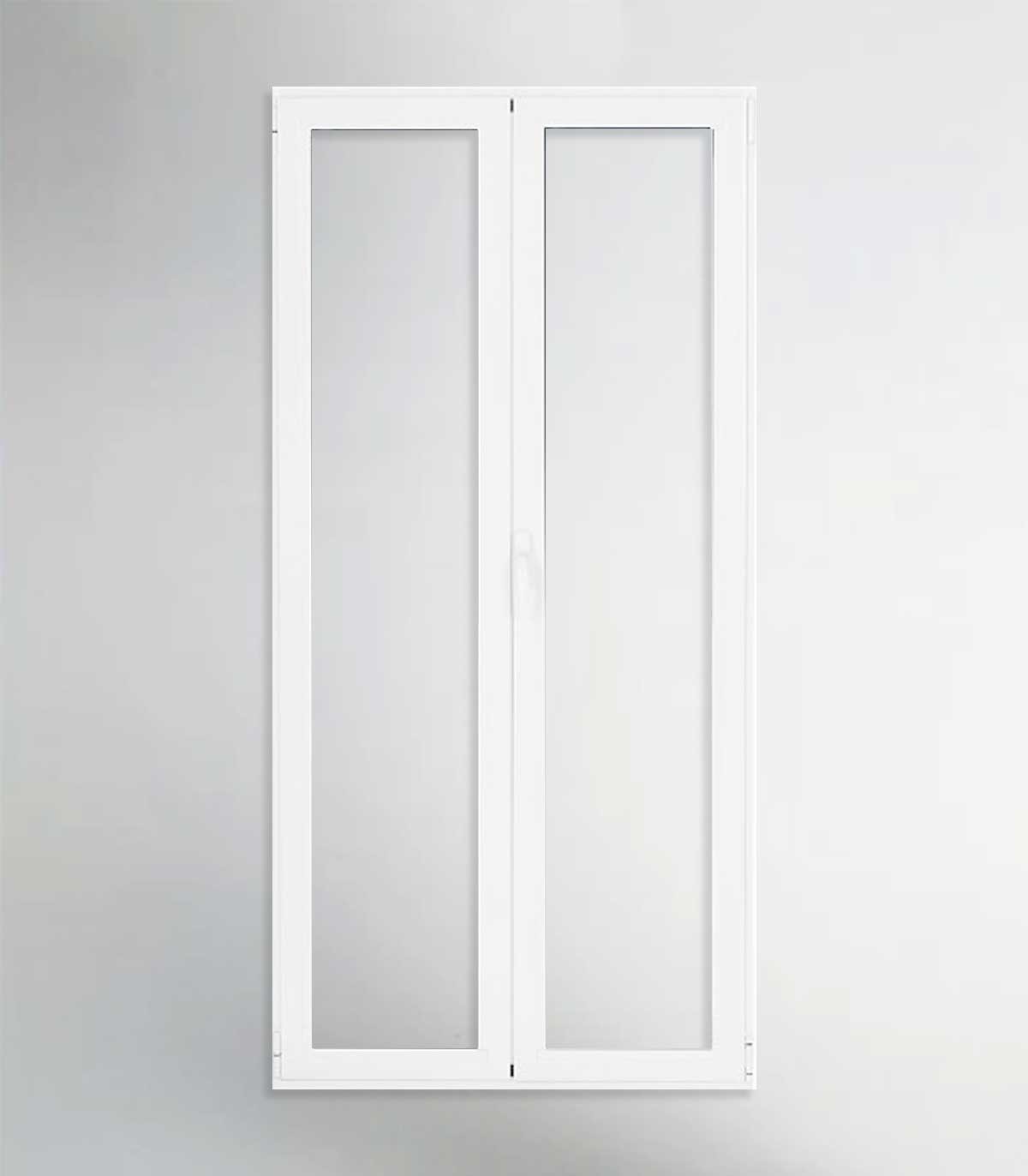 Porta Janela PVC 120x210cm Oscilobatente Vidro Duplo Aluplast A+